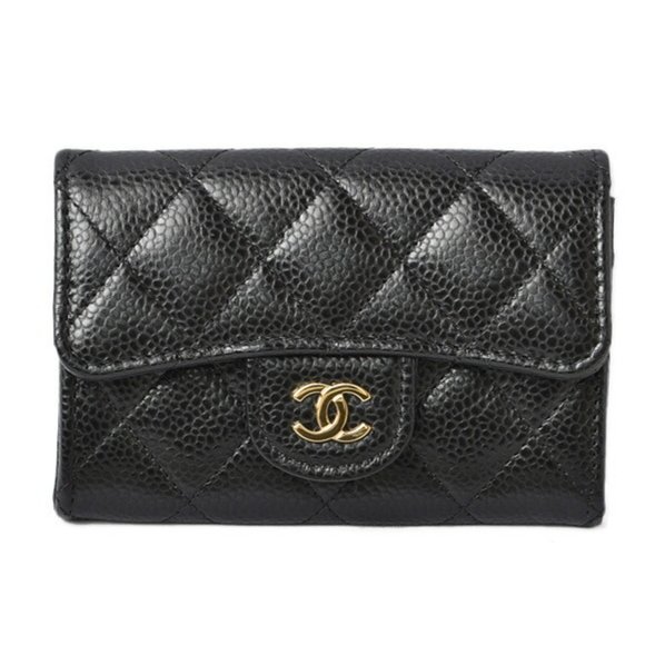 CHANEL | Bags | Chanel Coin Casecard Case Ap24 Caviar Skin ...